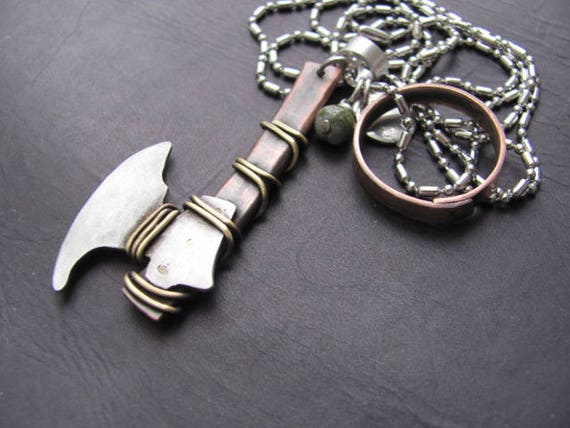Axe Necklace Pendant Axe Jewelry pendant Axe Axe Mens