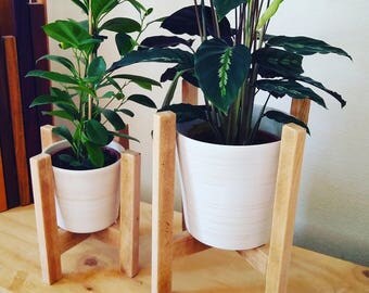 Rustic plant stand | Etsy