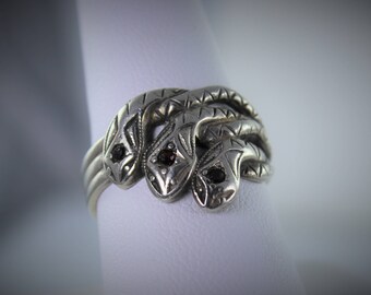 Antique garnet ring | Etsy