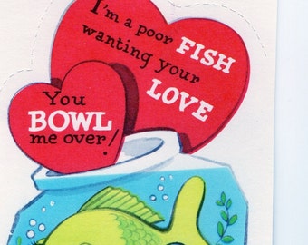 Fish bowl valentine | Etsy