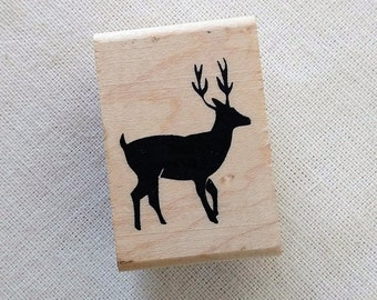 Reindeer stamp | Etsy