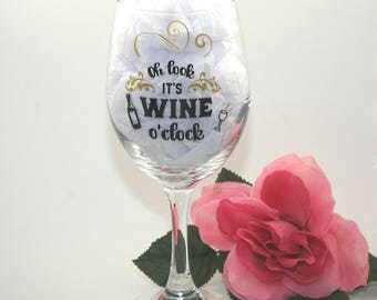 Funny wine glass | Etsy