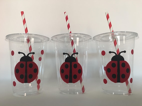 Lady Bug Party Cups Lady Bug Birthday Party Cups Bug Party