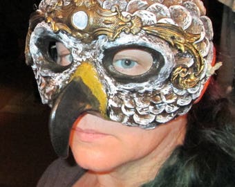 Hawk mask | Etsy