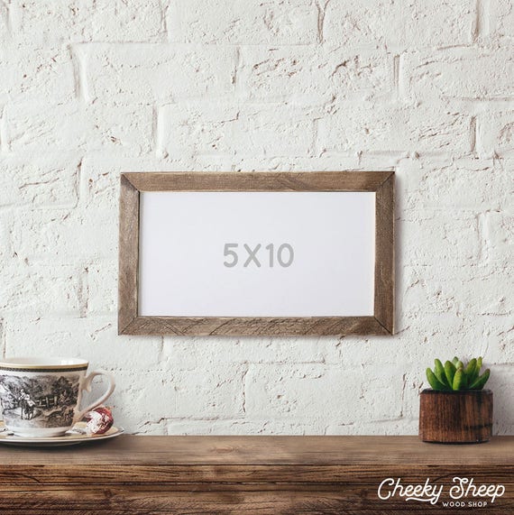 Farmhouse 5x10 Picture Frame Art frame Panoramic Photo Frame