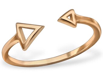 Double arrow ring | Etsy