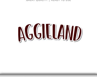 Aggie svg | Etsy