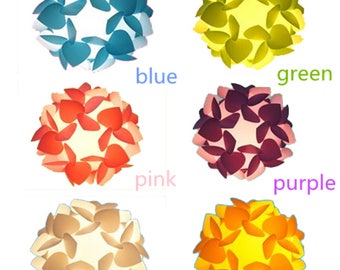 Monsoon Floral Ceiling Lampshade/Hand Painted Ceiling