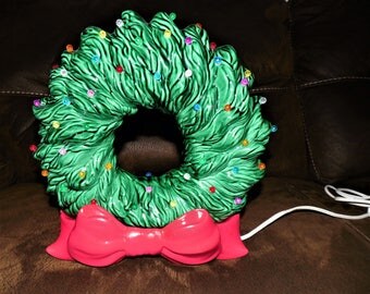 Ceramic wreath | Etsy