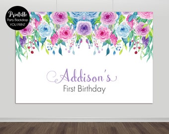 Birthday backdrop | Etsy