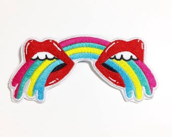 Rainbow patch | Etsy