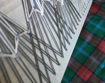 Mountain string art | Etsy