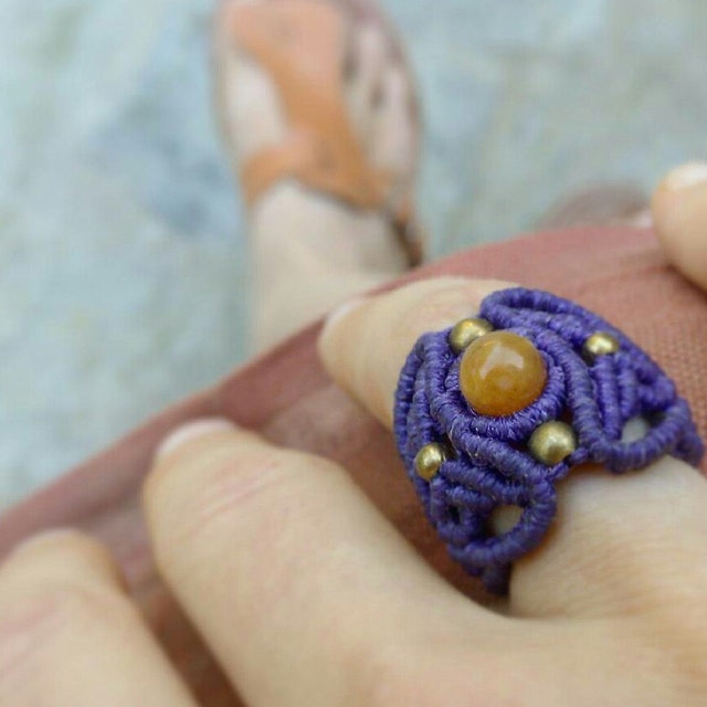 Macrame Jewelry Spiritual Approach by macramental on Etsy