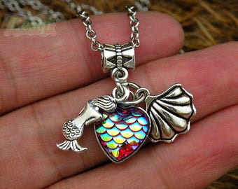 Fish scale jewelry | Etsy