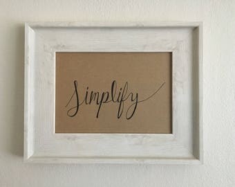 Calligraphy signs | Etsy