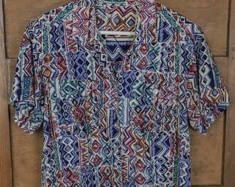 90s pattern shirts | Etsy