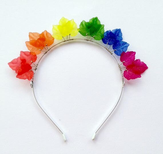 Items similar to Gay Pride headband, Rainbow headband on Etsy