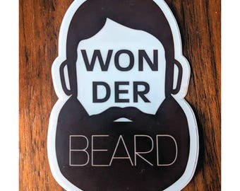 Beard decal | Etsy