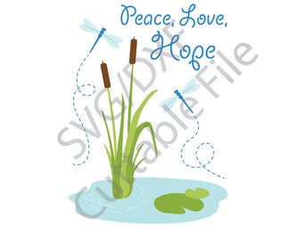 Pond svg | Etsy