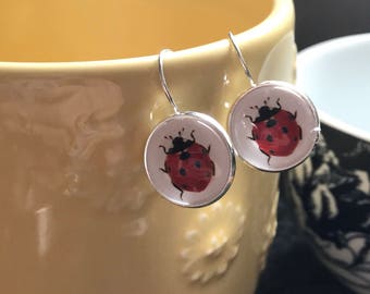 Handmade Ladybug String Art Cute Wall Decor