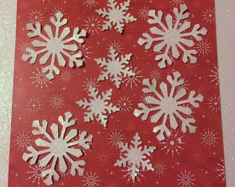 Snowflake die cuts | Etsy
