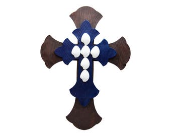 Wooden wall cross | Etsy