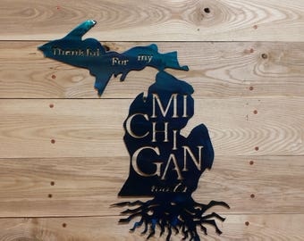 Michigan roots | Etsy