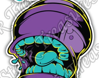 Spray paint decal | Etsy