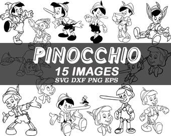 Pinocchio silhouette | Etsy