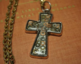 Steampunk cross | Etsy