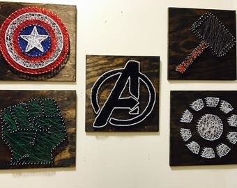 Avengers string art | Etsy