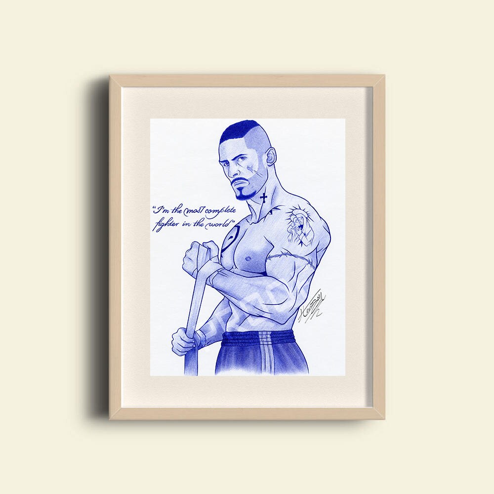 Boyka art print yuri boyka scott adkins undisputed