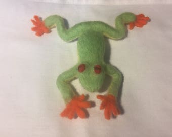 Needle felted frog | Etsy