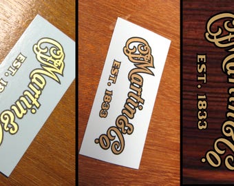 Headstock decal | Etsy