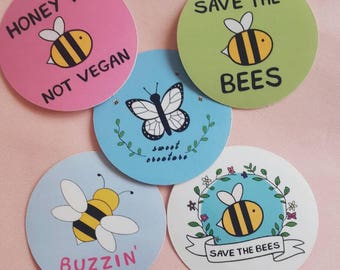 Bee sticker | Etsy
