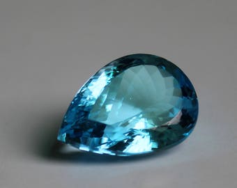 Sky blue gemstone | Etsy