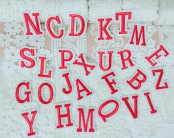 Letter patches | Etsy