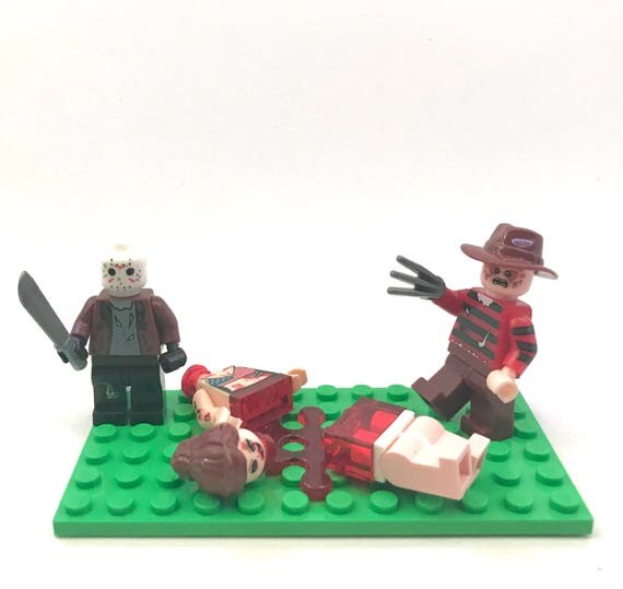Freddy vs Jason 2 Custom Lego Compatible Set Freddy Krueger