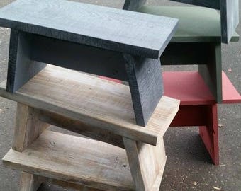 Wood step stool | Etsy