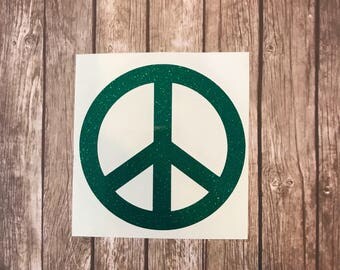 Peace sign decal | Etsy