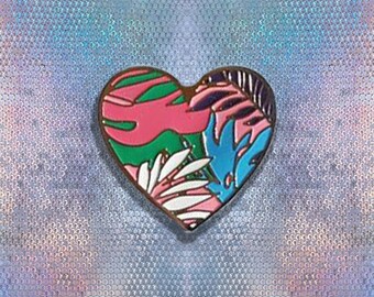 Heart lapel pin | Etsy