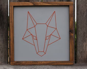 Fox string art | Etsy