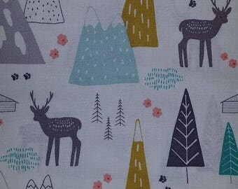 Woodland fabric | Etsy