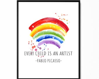Every child is an artist | Etsy