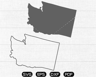 Washington state svg | Etsy