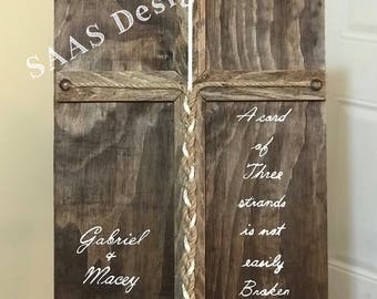 Wood unity cross | Etsy