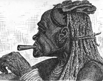 Dreadlocks wall art | Etsy