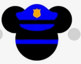 Police mickey | Etsy