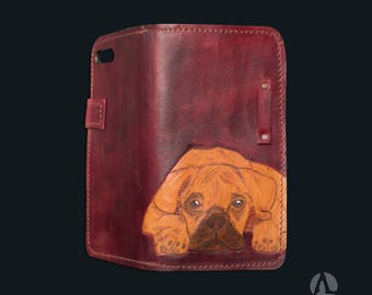 Leather phone case | Etsy