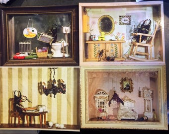 Insect diorama | Etsy